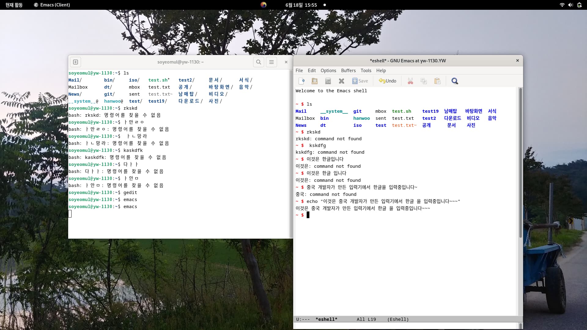 그놈 환경에서 ibus 이외의 입력기를 설치하고플때 - 자유 게시판 - 우분투한국커뮤니티 포럼